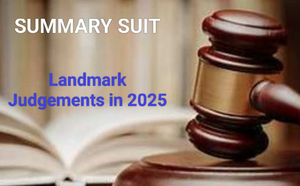 Summary Suits and Judicial Trends in 2025 - AnpTaxCorp