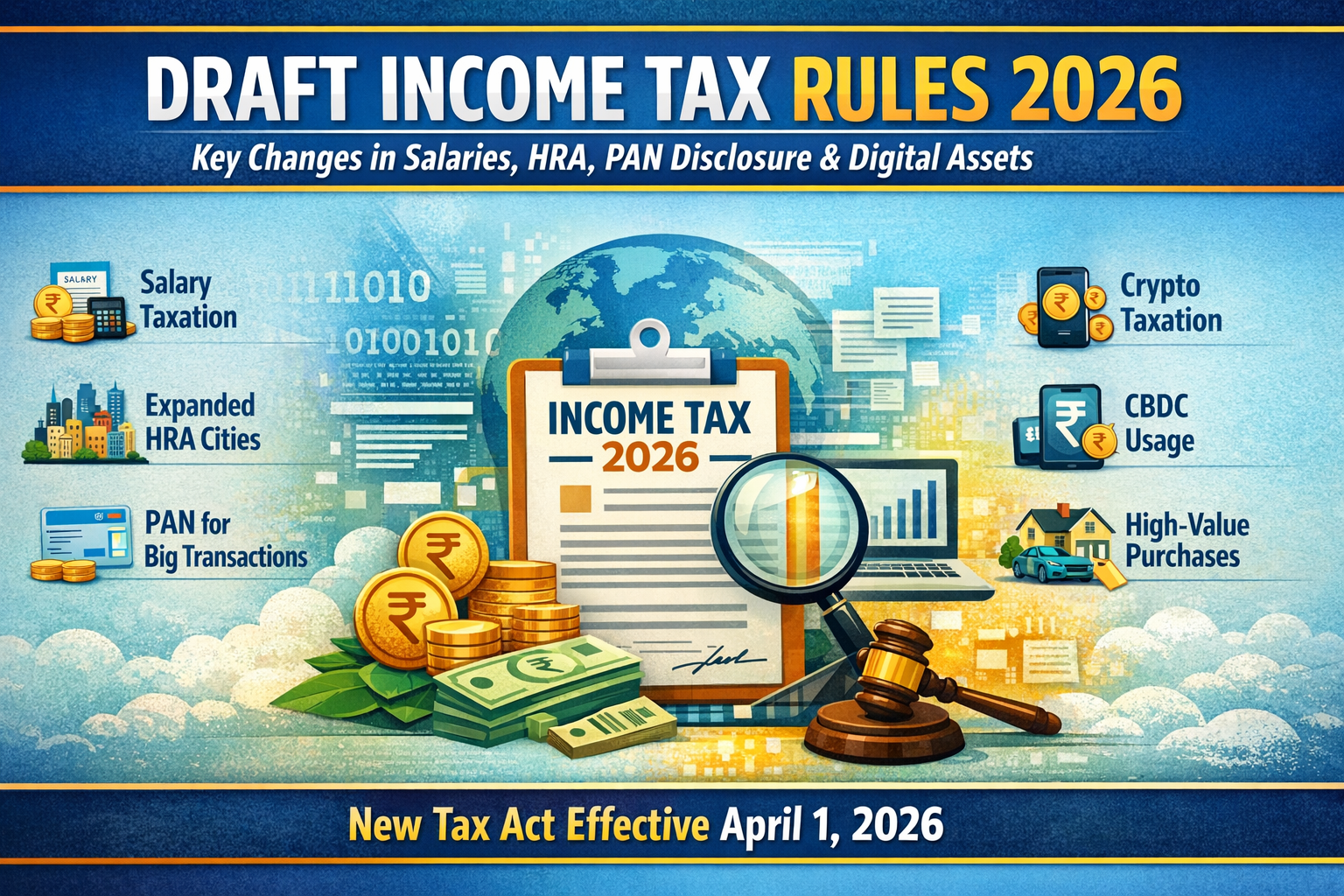 Draft Income Tax Rules 2026: Key Changes in Salary Taxation, HRA, PAN ...
